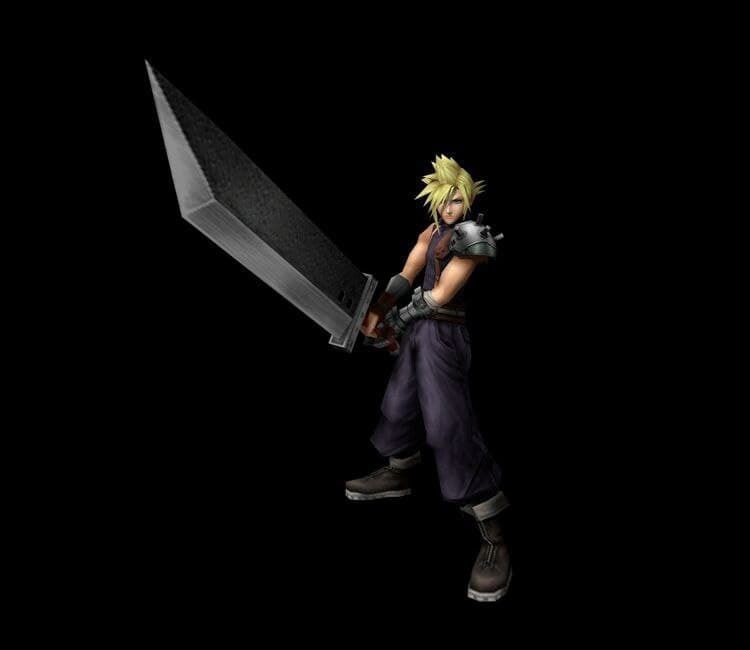 Cloud Final Fantasy Low poly 3d model 3D model | CGTrader