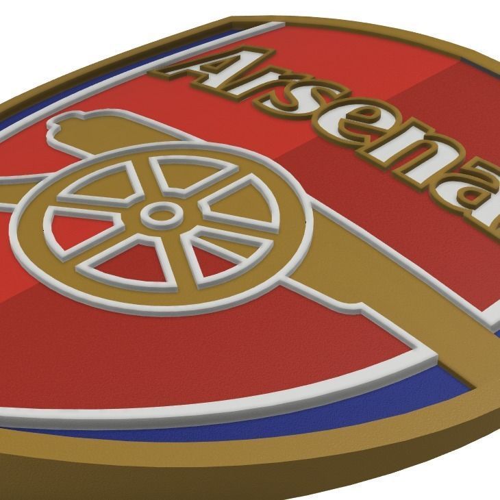 Arsenal FC Wall Sign 3D model 3D printable | CGTrader