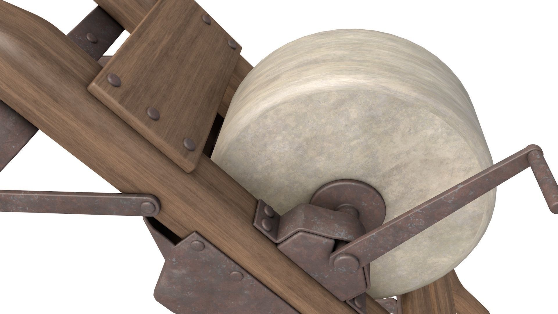 Blacksmith Grinding Stone 3D model | CGTrader