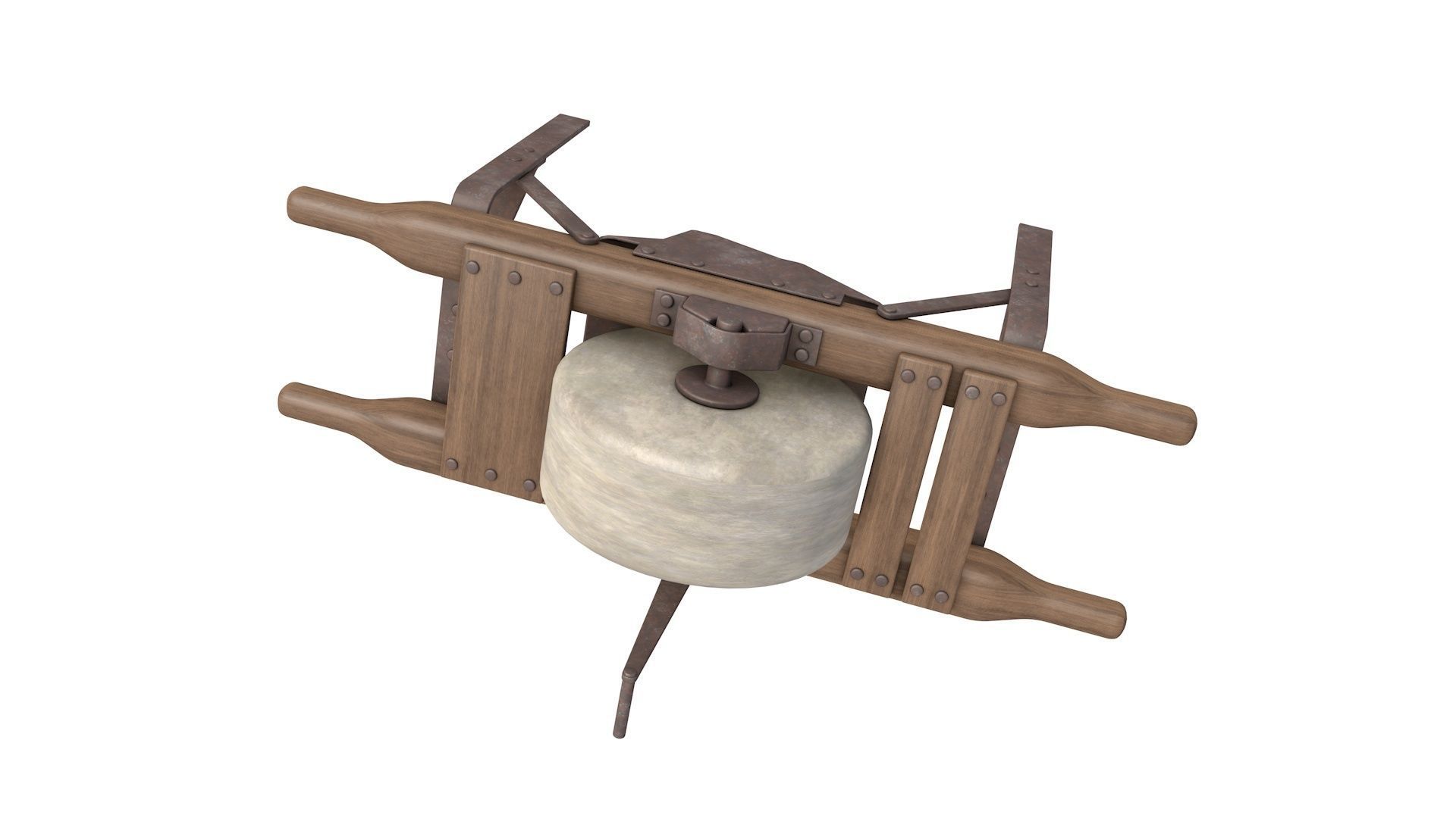 Blacksmith Grinding Stone 3D model | CGTrader