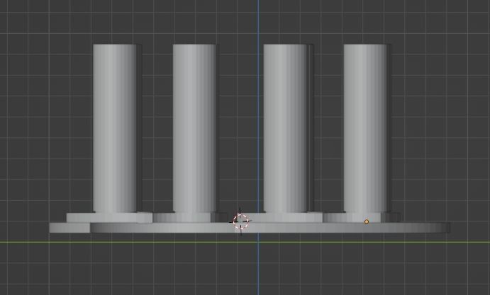 the muzzle of a triple minigun V1 free 3D model 3D printable | CGTrader