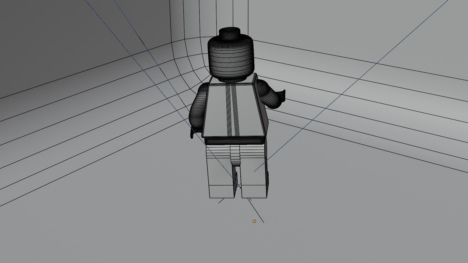 Golden LEGO MAN 3D model | CGTrader