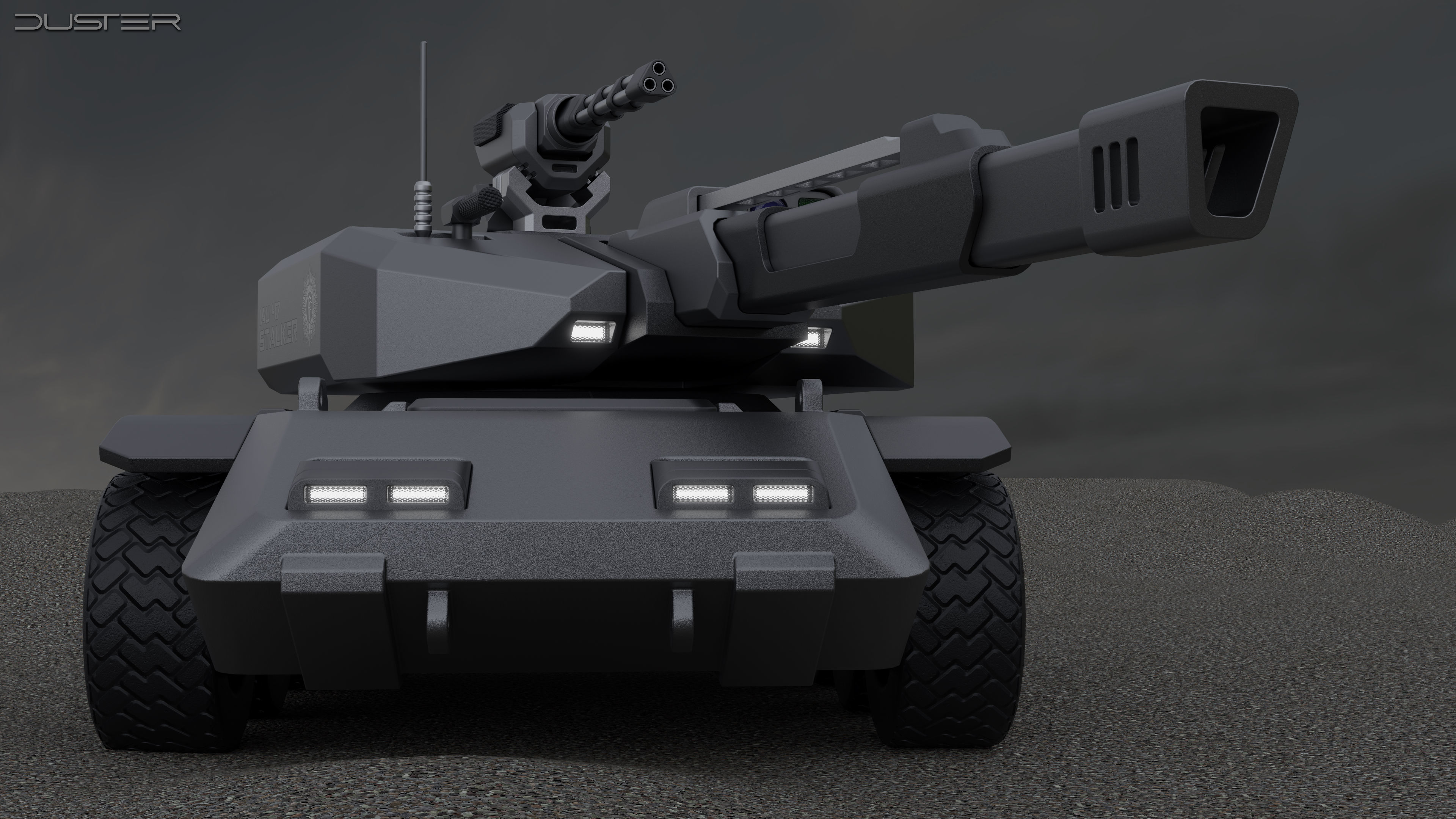 Sci-Fi Tank 3D model | CGTrader