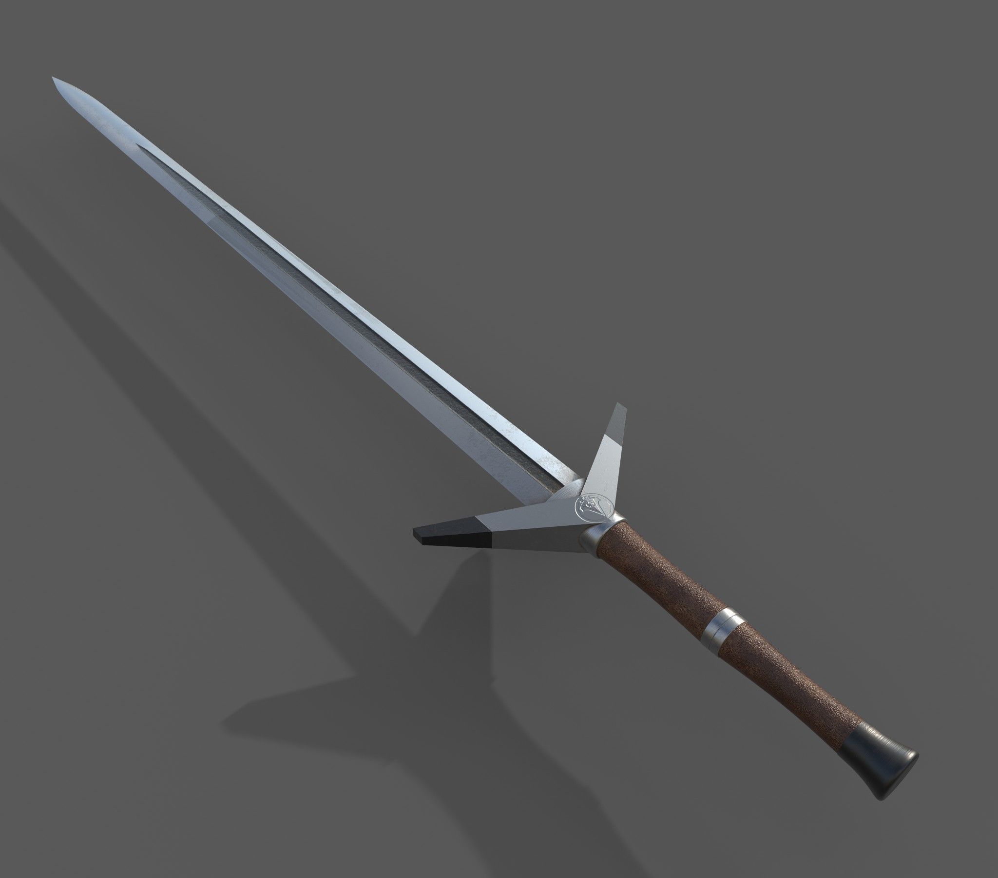 Two-handed sword 3D model | CGTrader