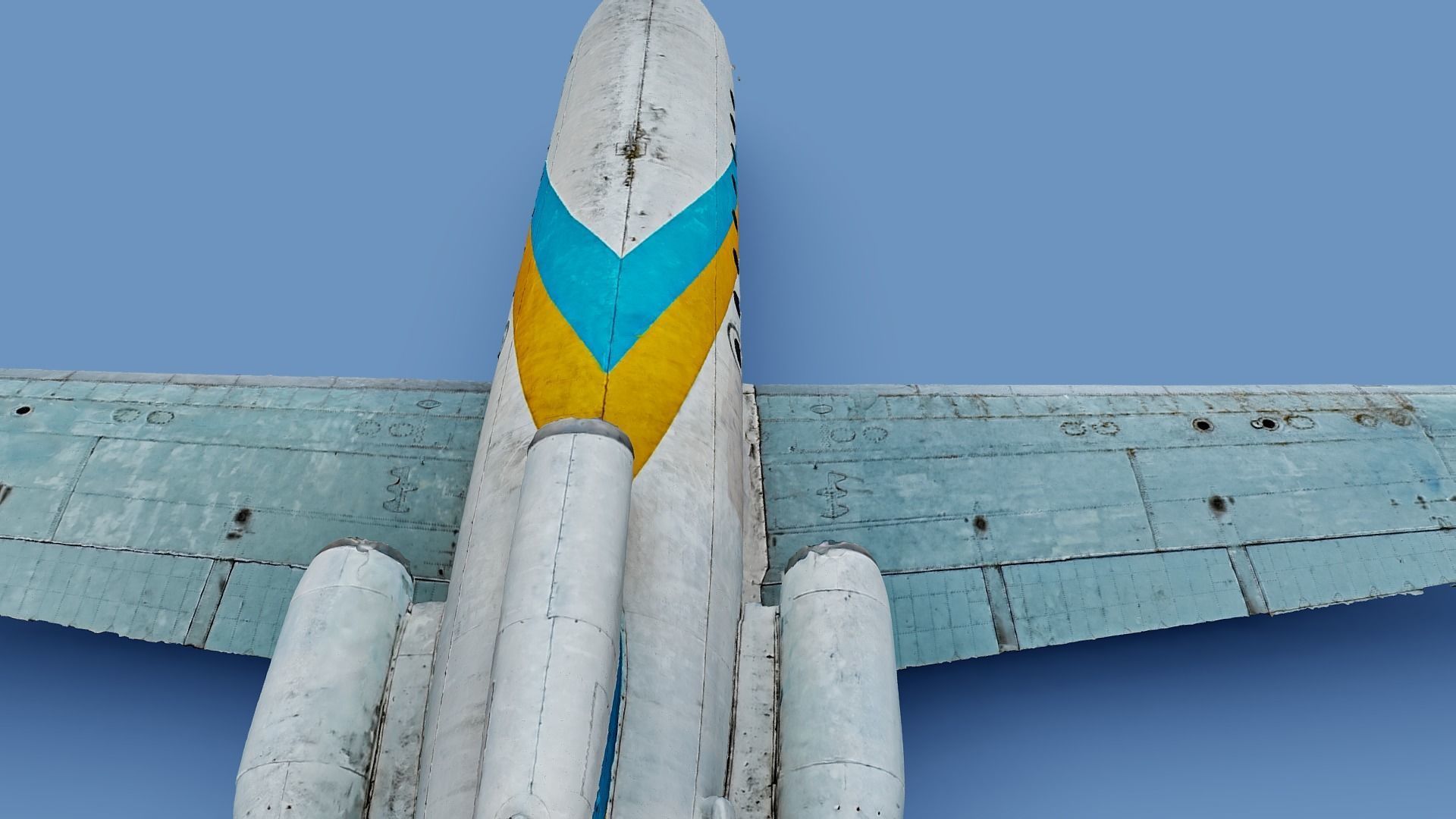 3D model Yakovlev yak 40 airplane Ukraine Antonov photogrammetry 3D ...
