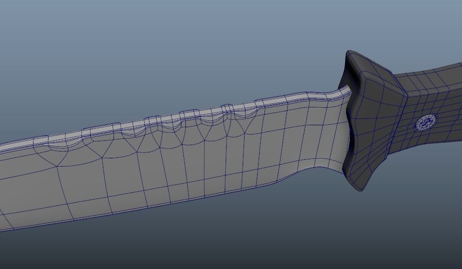 knife 3d model free 3D model | CGTrader