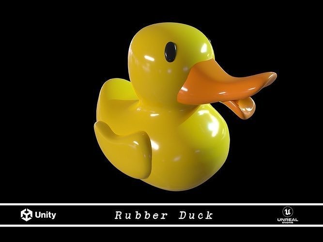 3D model Rubber Duck VR / AR / low-poly | CGTrader