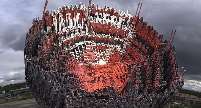 Dantes Hell Ring Dark 3D model | CGTrader