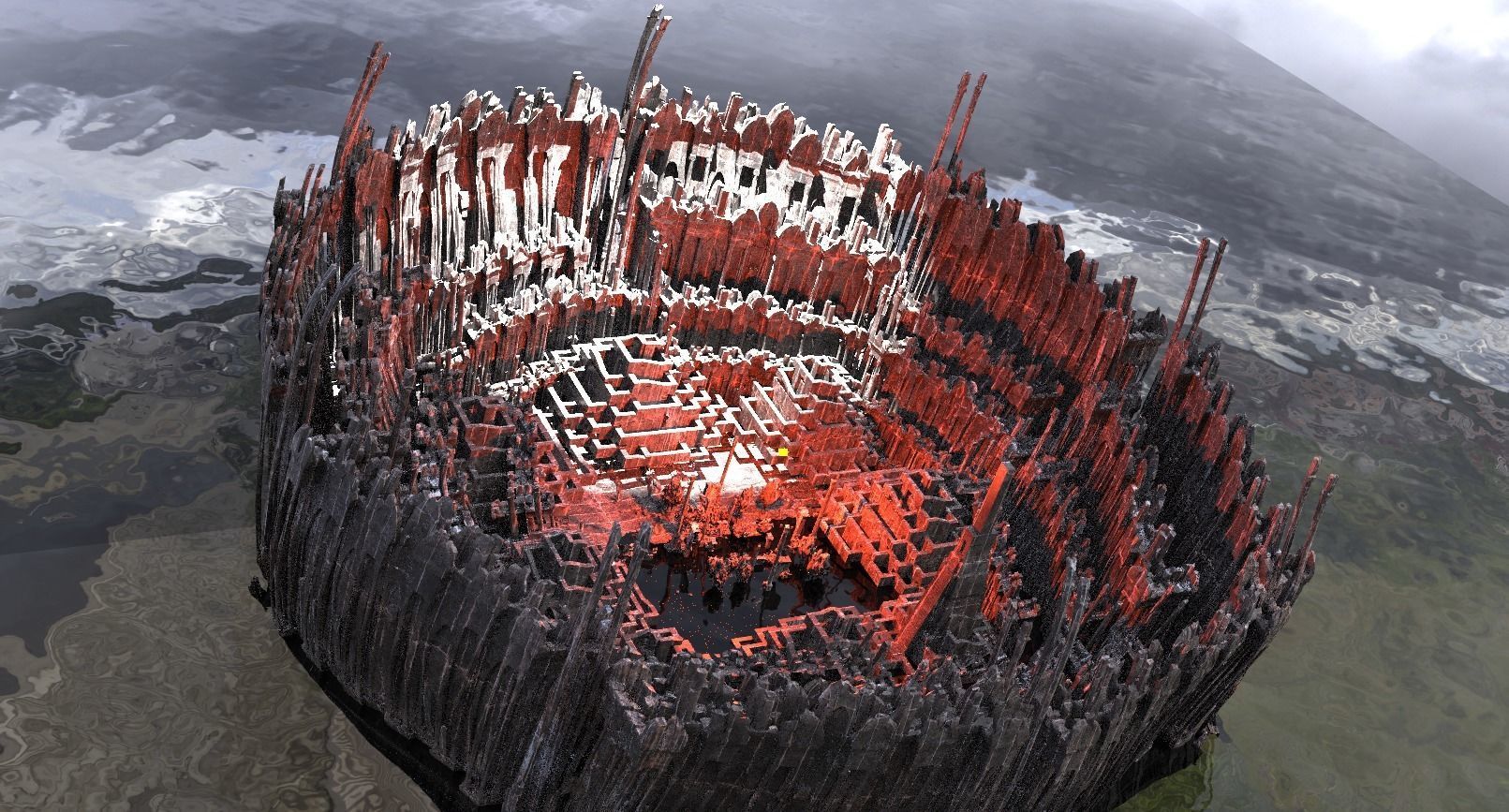 Dantes Hell Ring Dark 3D model | CGTrader