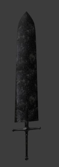 Black Clover Espada Asta Demon-Slayer Sword mesh 3D free VR / AR / low-poly 3D model rigged ...