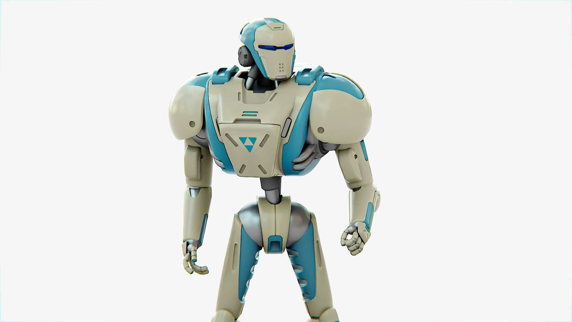 ANDROID MECHA-B RIGGED 3D model rigged | CGTrader