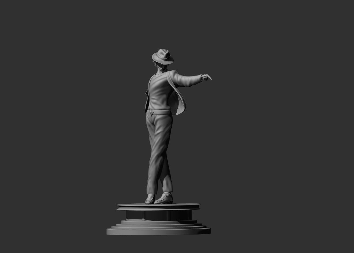 Michael Jackson 3D model 3D printable | CGTrader