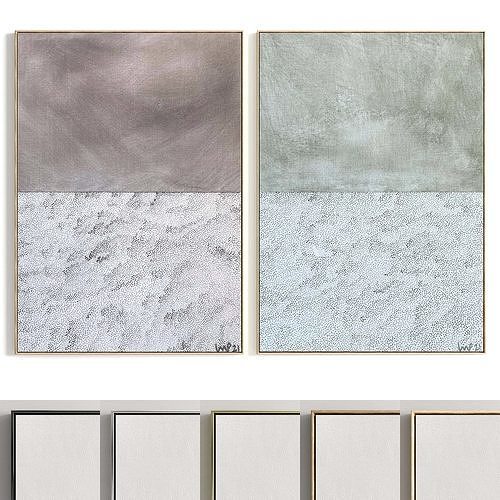 3D model Plaster Two Photo Frame 309 VR / AR / low-poly | CGTrader