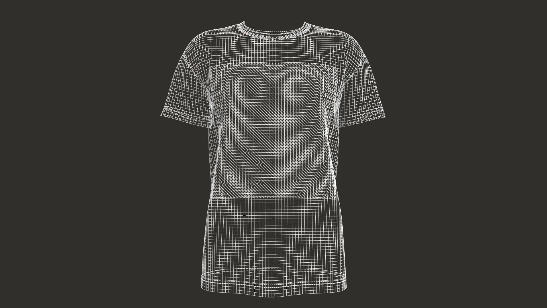 kanji T-shirt NAYUTA 3D model | CGTrader