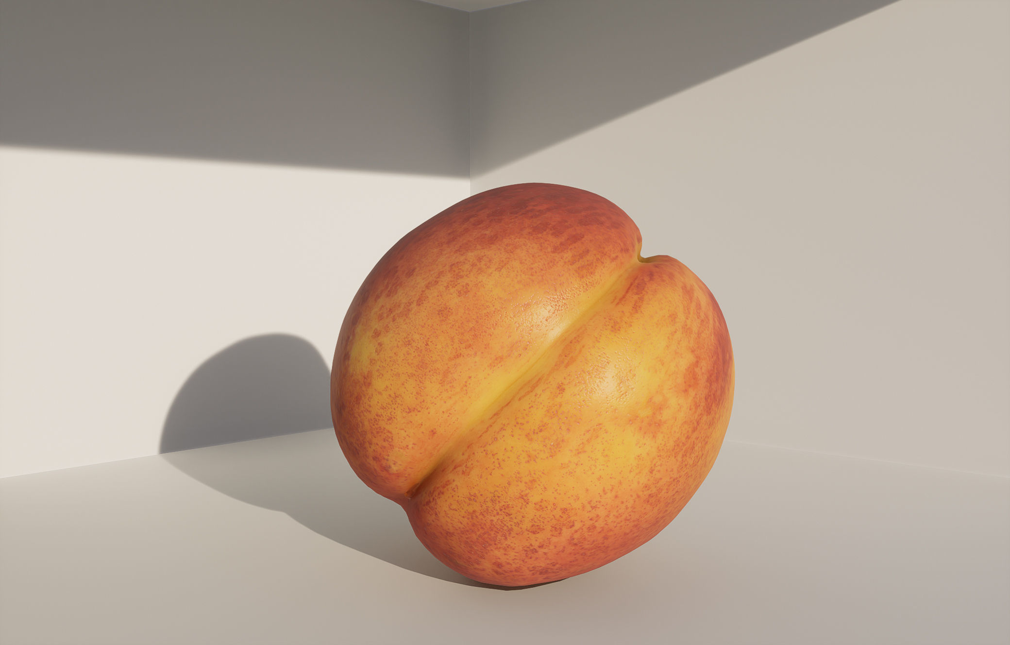 Peach photoscan 3D model | CGTrader