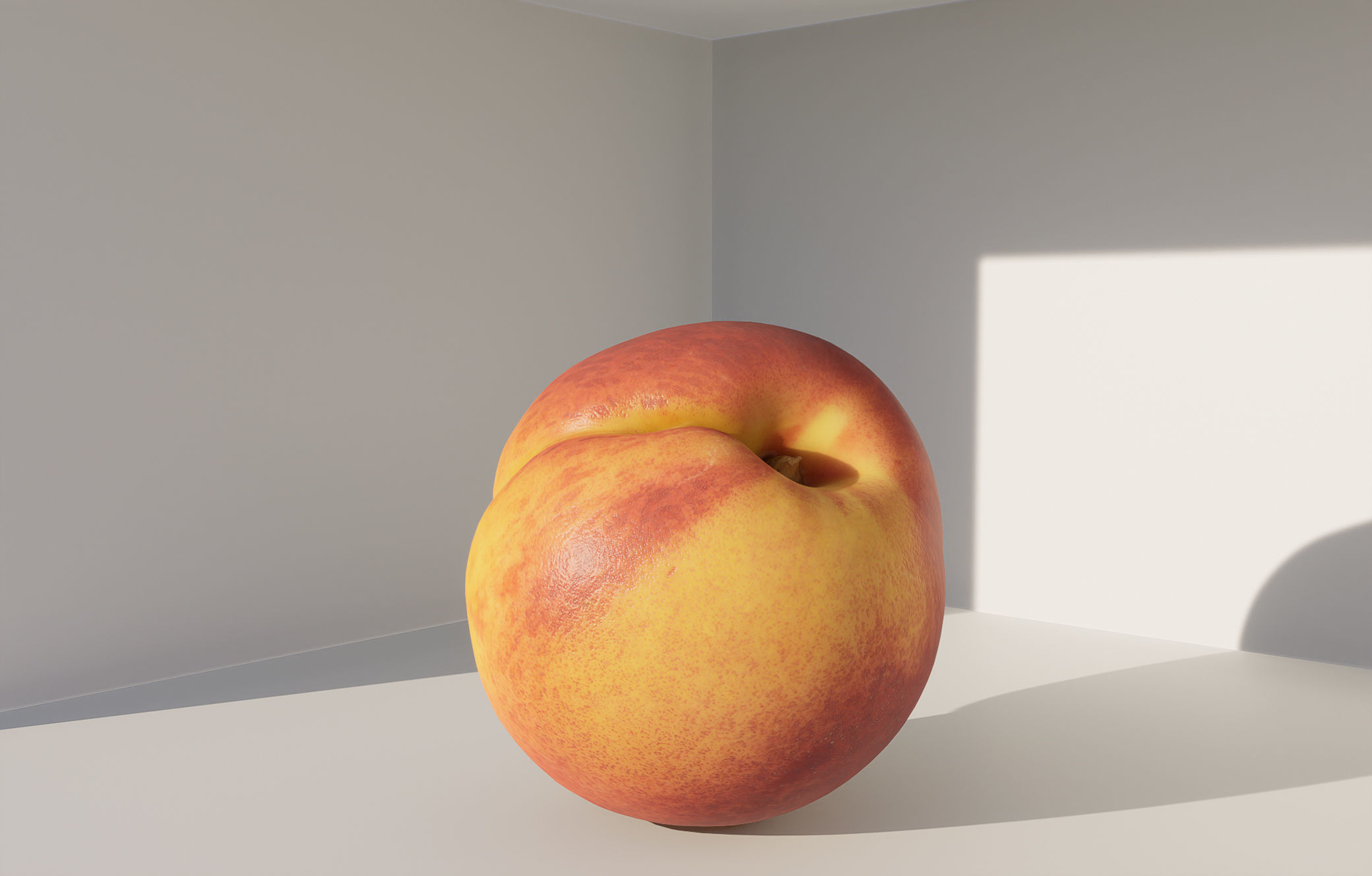 Peach photoscan 3D model | CGTrader