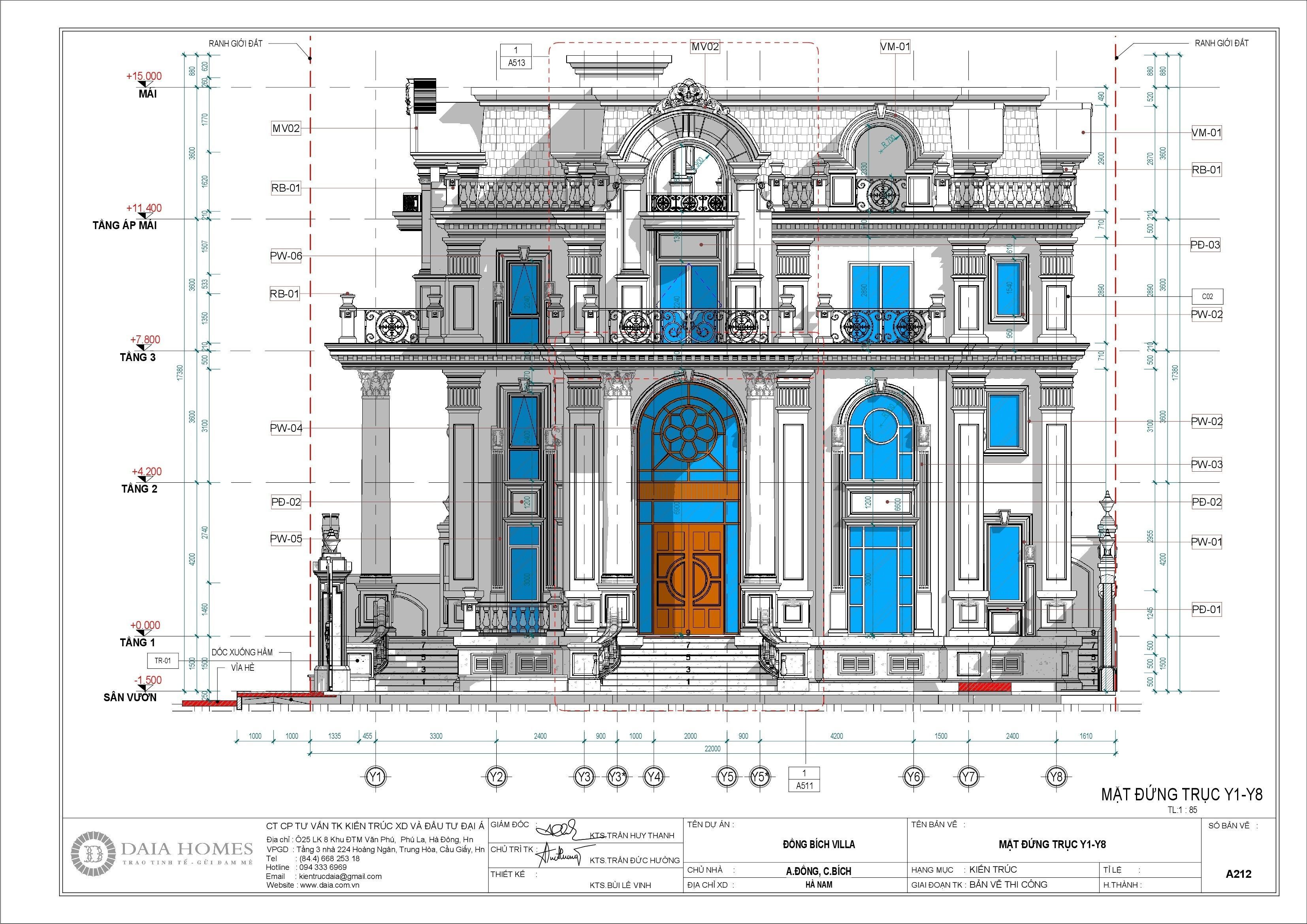 classic villa model revit templete family 3D model | CGTrader