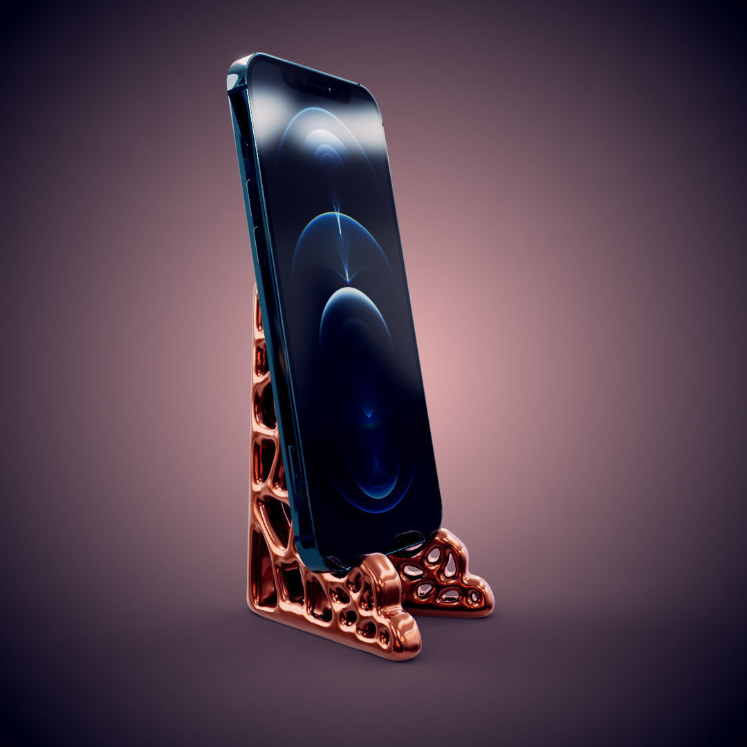 Modern style phone stand 3D model 3D printable | CGTrader