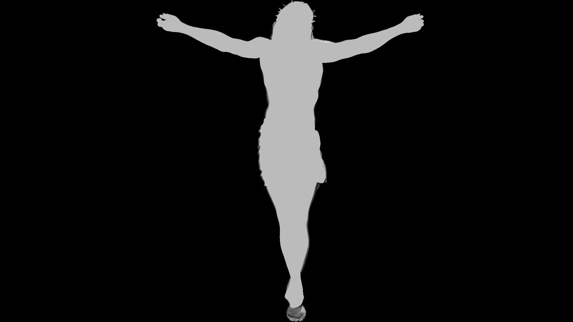 Crucifixion of Jesus Christ Cross Number 3 3D model 3D printable | CGTrader