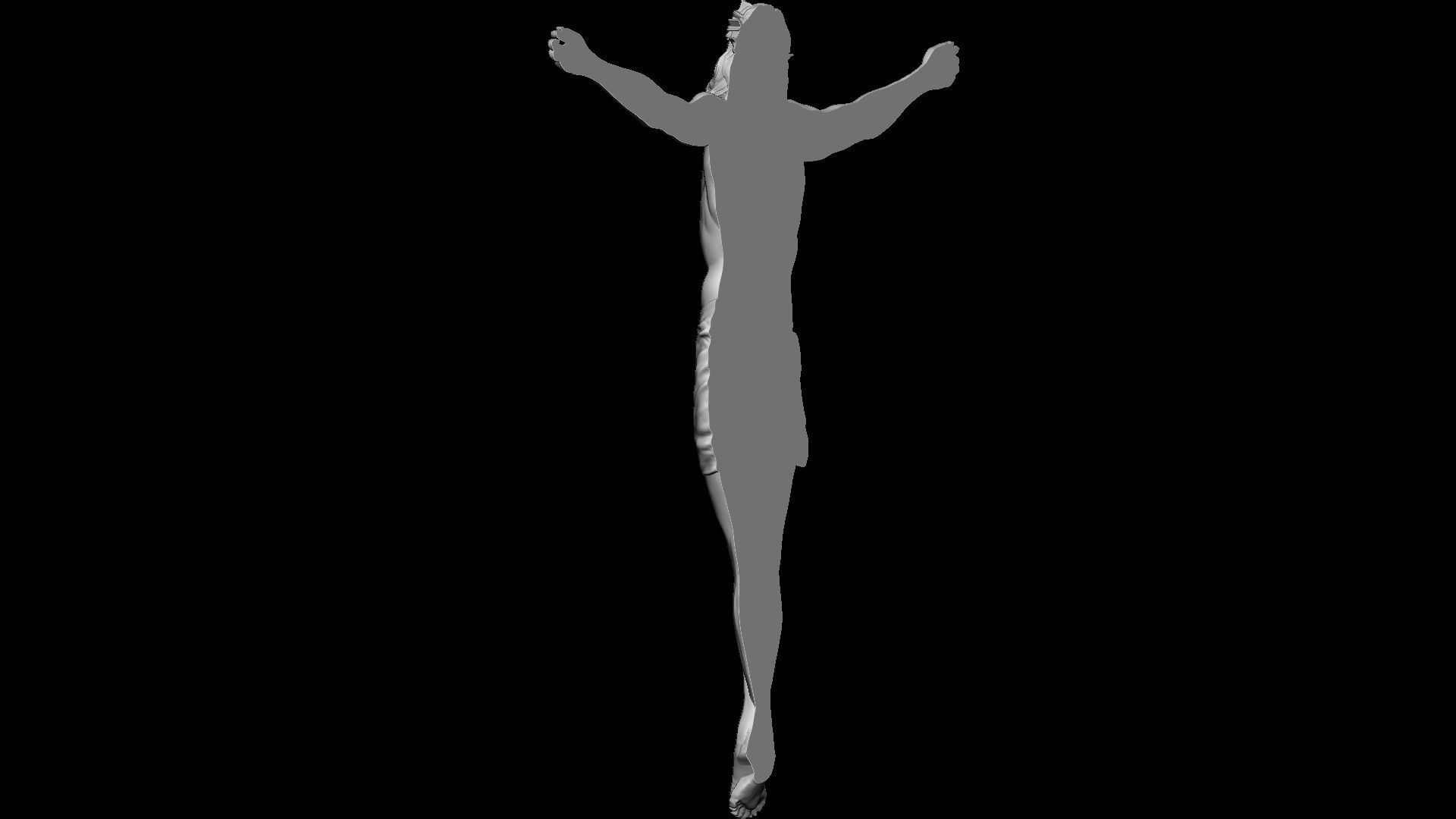 Crucifixion of Jesus Christ Cross Number 3 3D model 3D printable | CGTrader