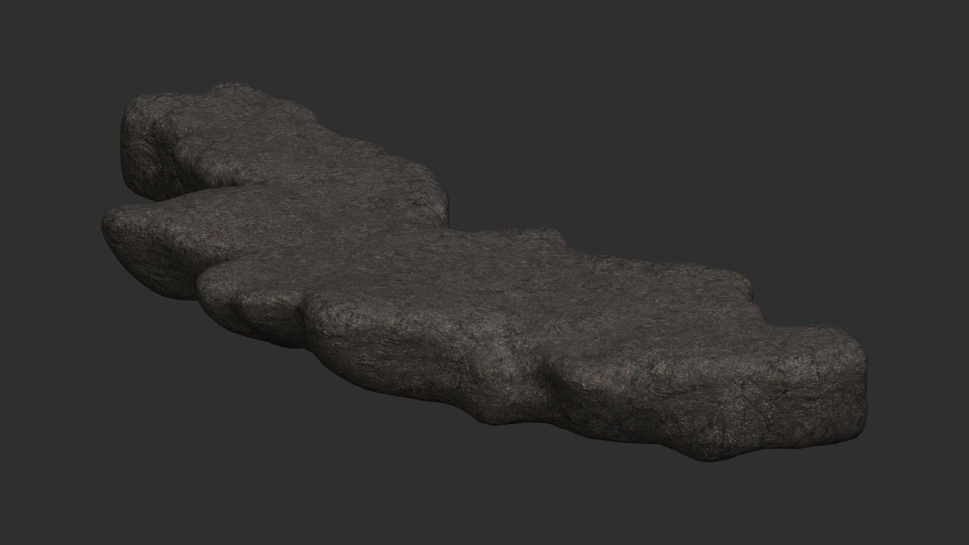 Rock Walkway 4 - Base free VR / AR / low-poly 3D model | CGTrader