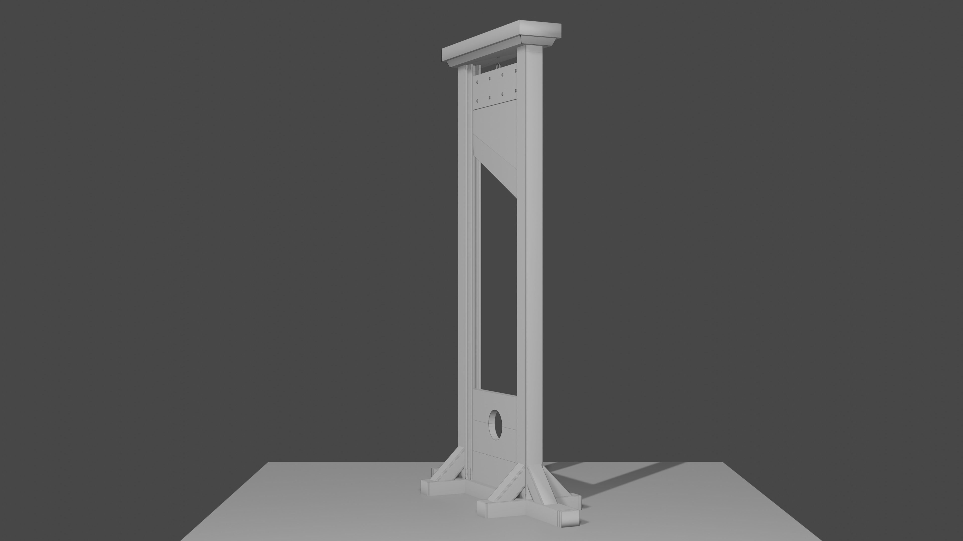 Guillotine Prop 3D model | CGTrader