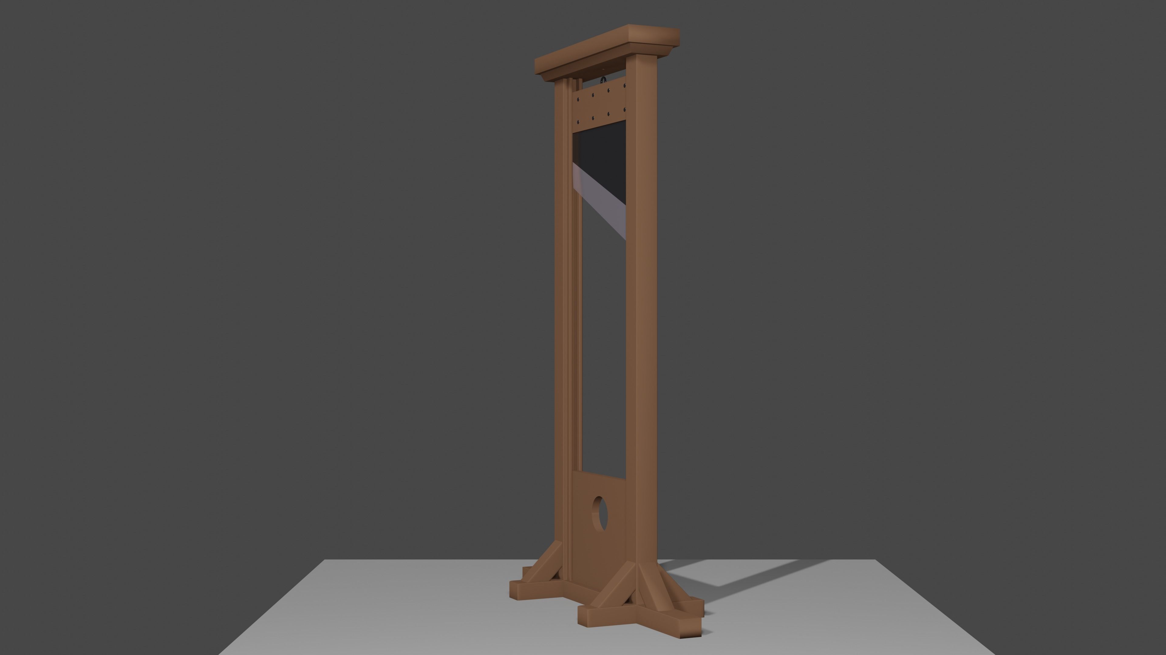 Guillotine Prop 3D model | CGTrader