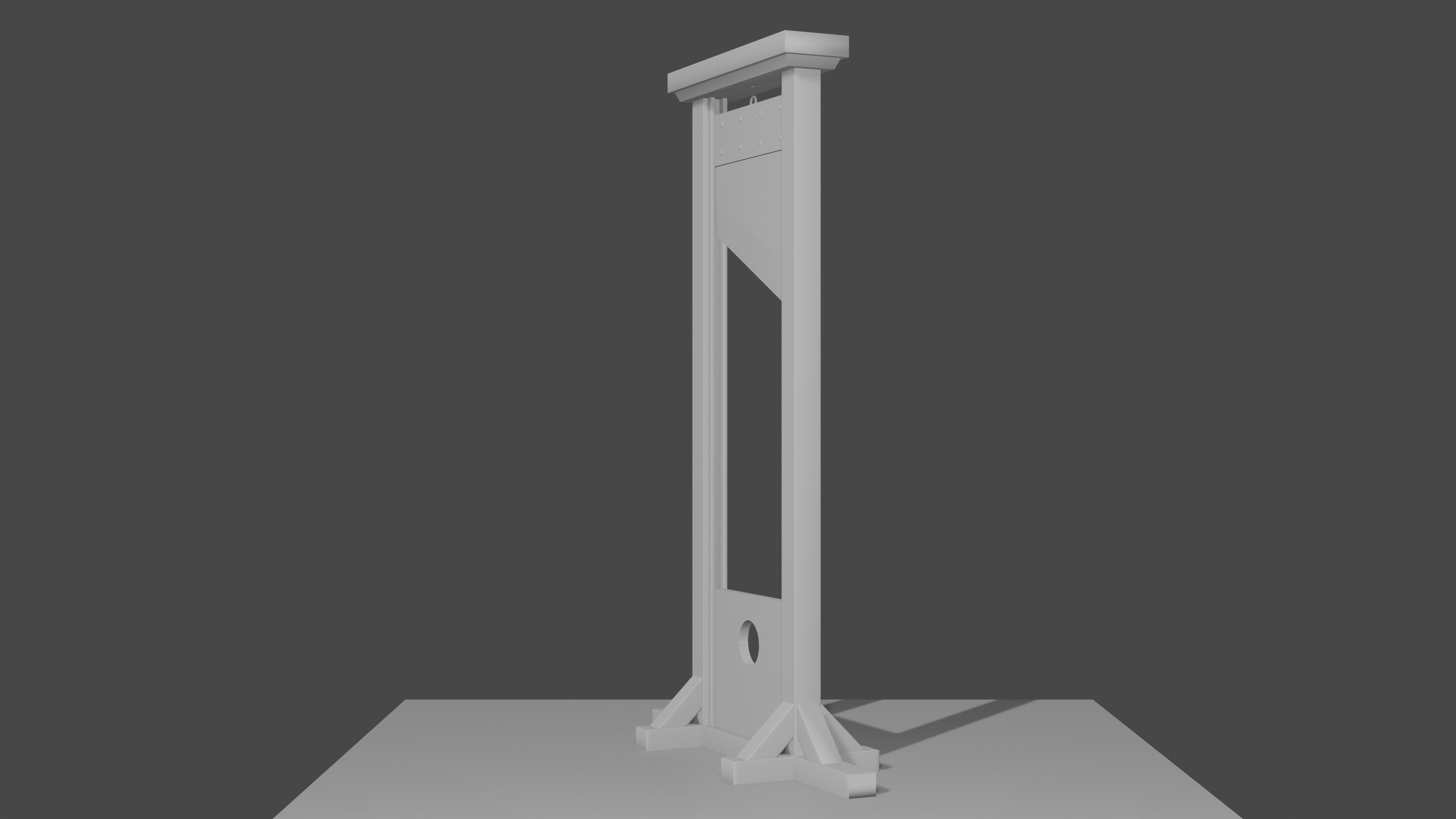 Guillotine Prop 3D model | CGTrader