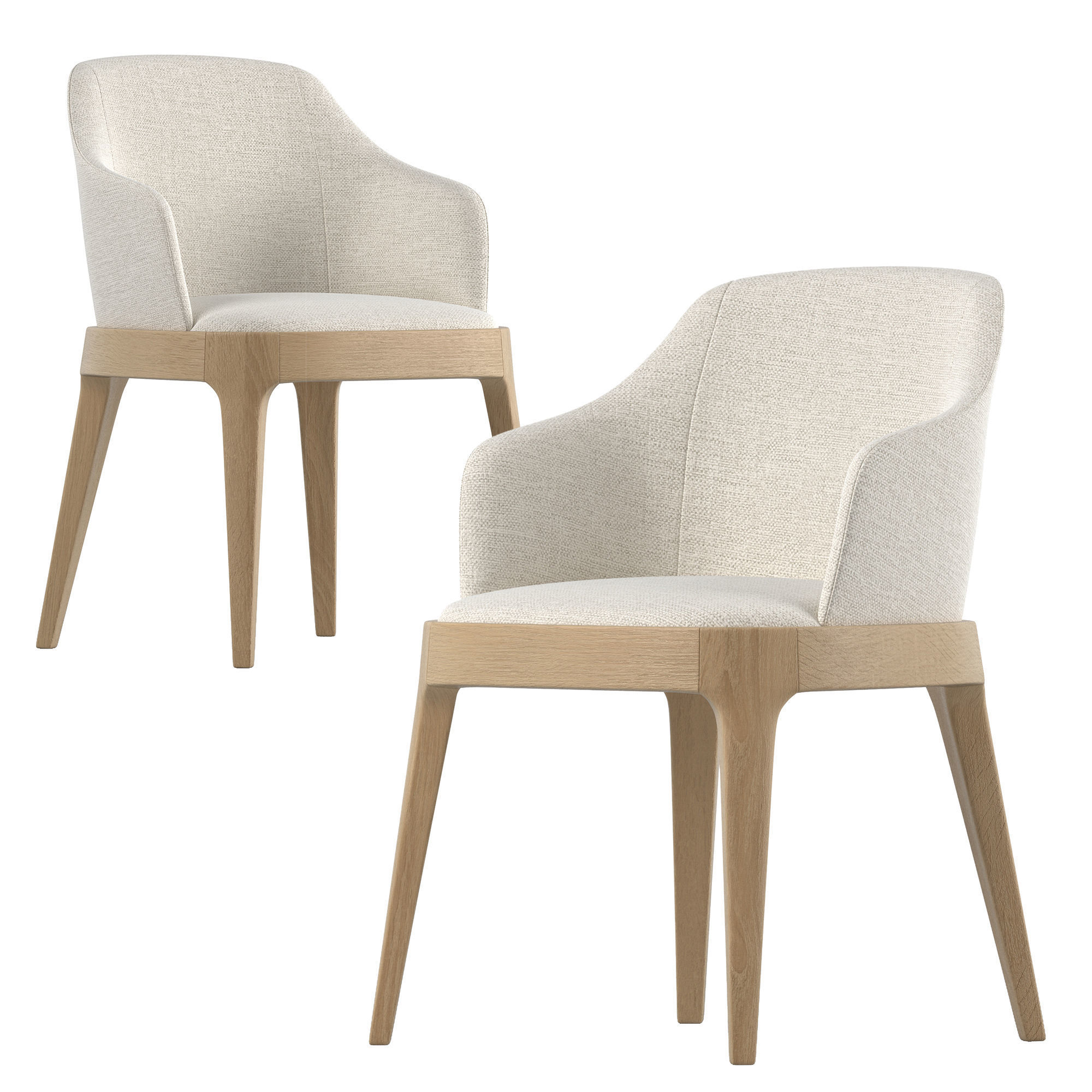 BRUCE DINING CHAIR 3D model | CGTrader