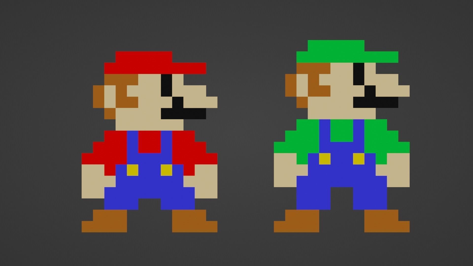 3D model Mario and Luigi VR / AR / low-poly | CGTrader