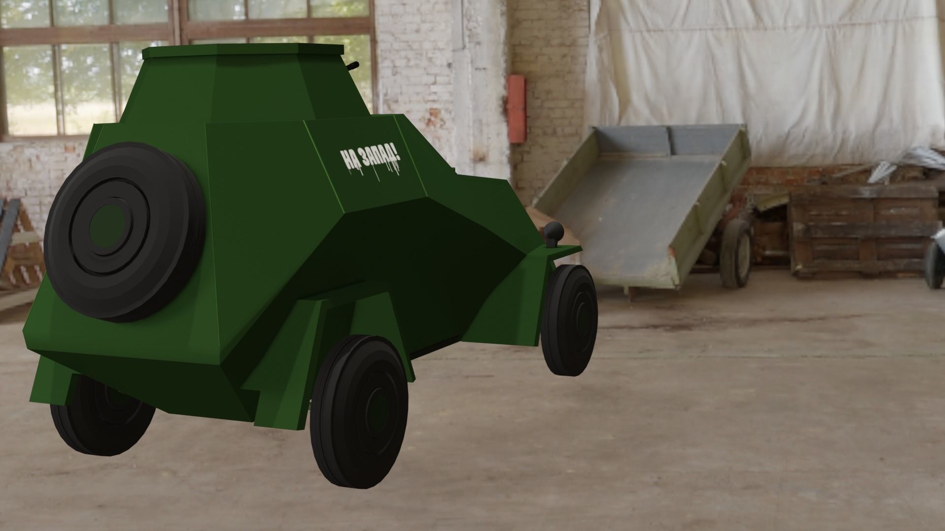 3D model BA-64 Low-Poly - Blender VR / AR / low-poly | CGTrader