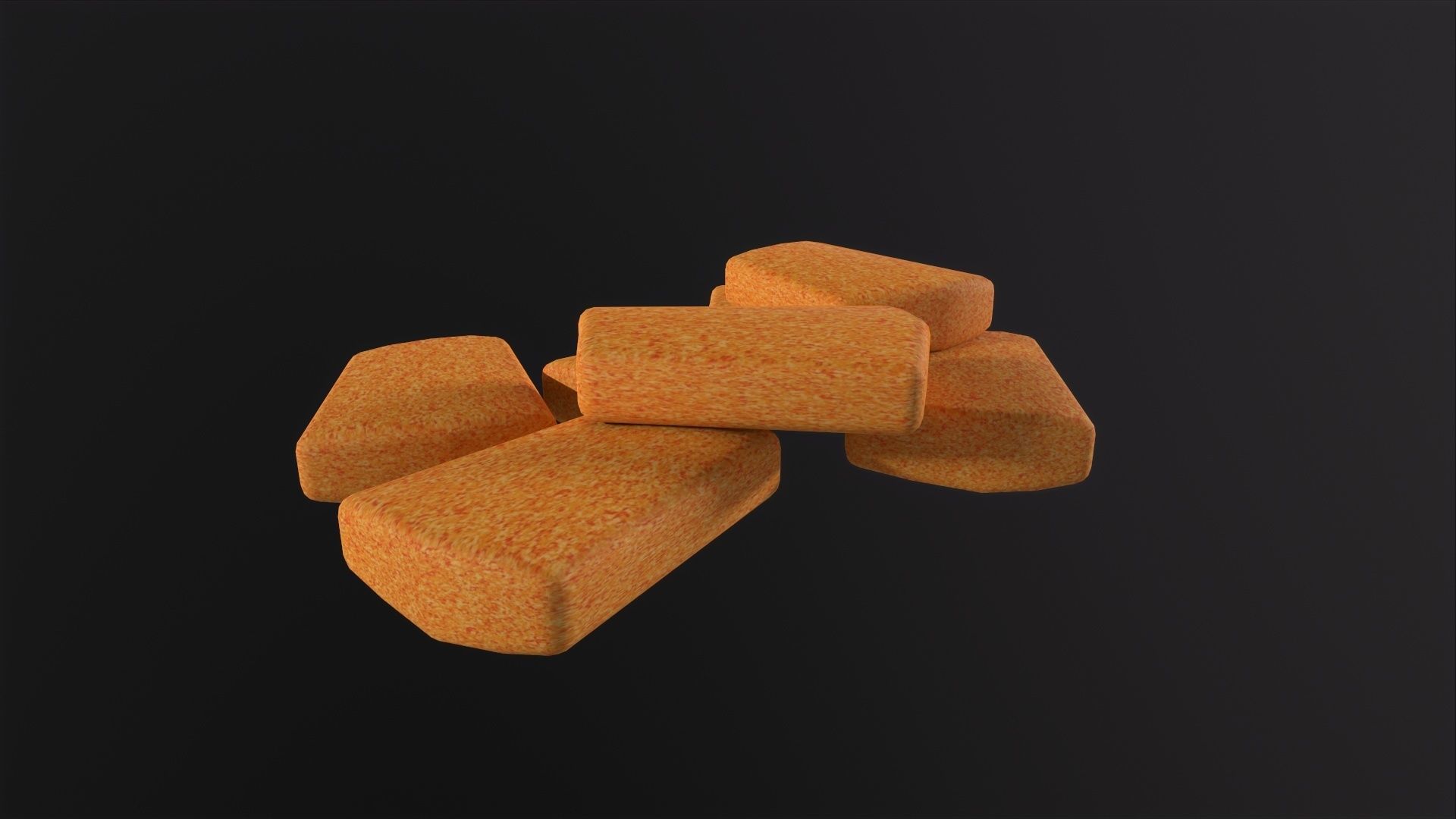 3D model Chicken nuggets 3D Model VR / AR / low-poly | CGTrader