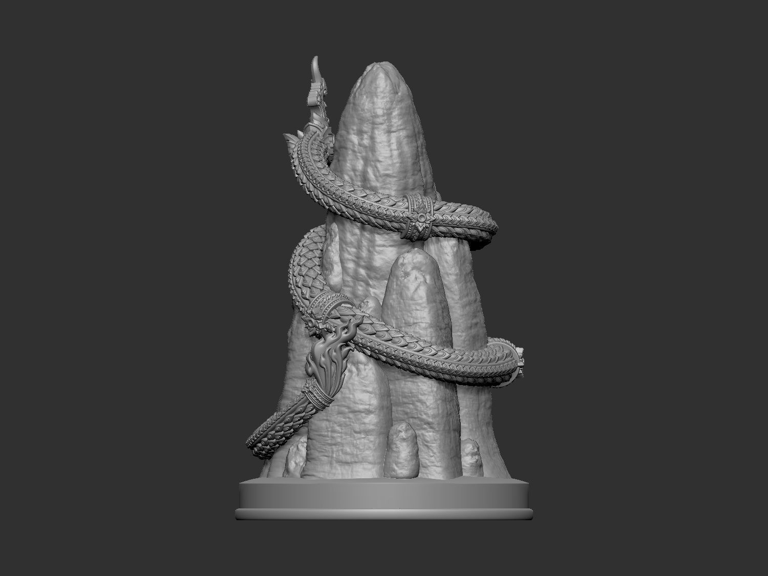 King of Naga 3D model 3D printable | CGTrader
