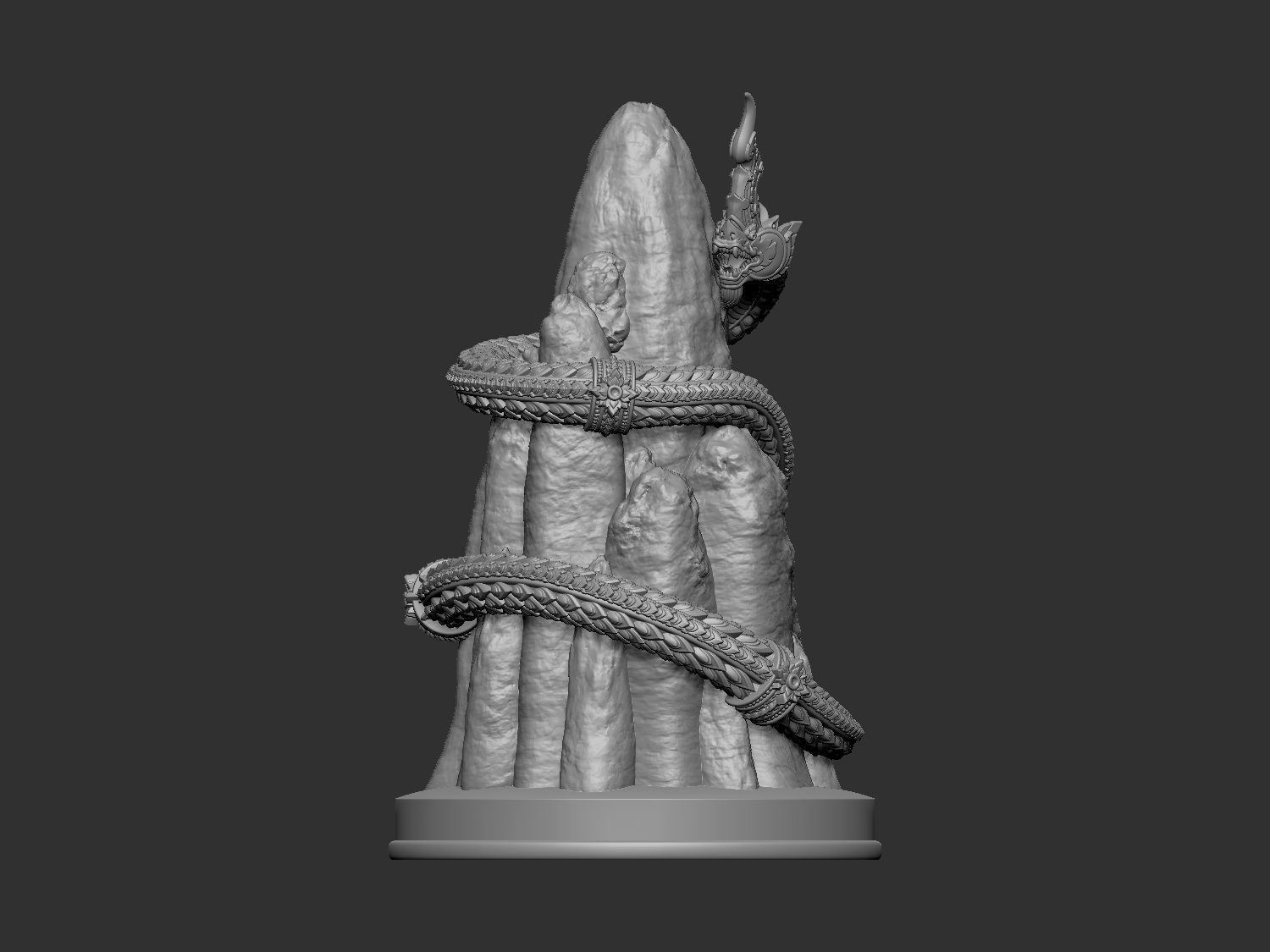 King of Naga 3D model 3D printable | CGTrader