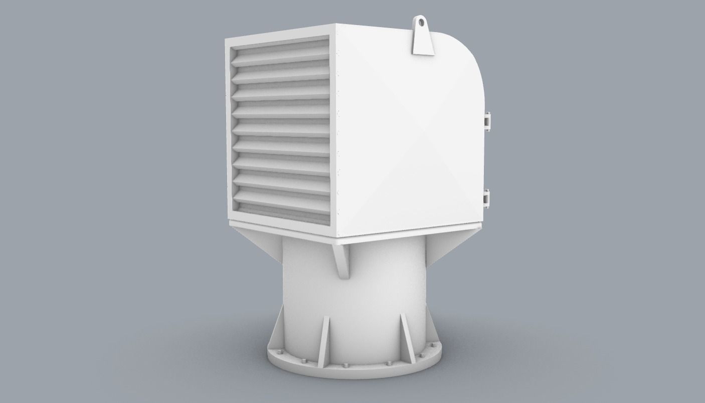 PM Cargo Hold Ventilation 3D model 3D printable | CGTrader