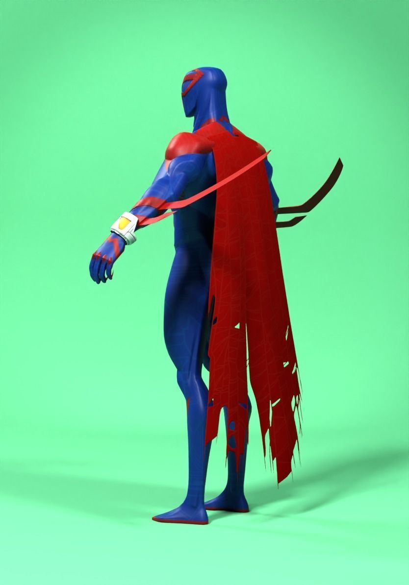 3D model Spider-man 2099 VR / AR / low-poly | CGTrader