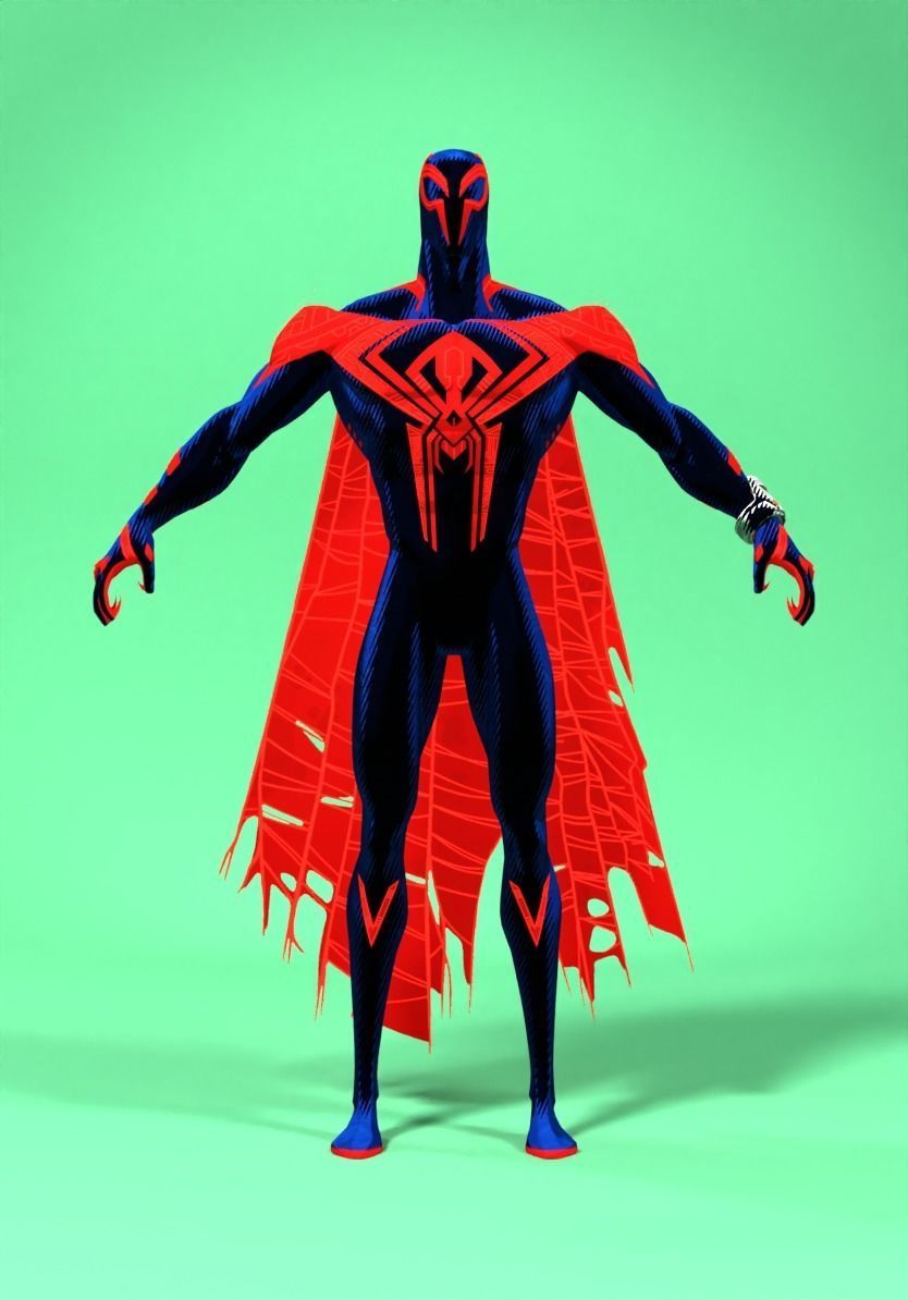 3D model Spider-man 2099 VR / AR / low-poly | CGTrader