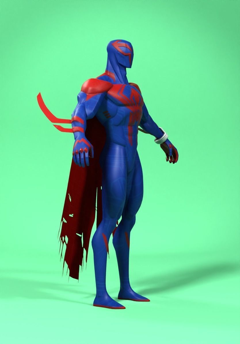 3D model Spider-man 2099 VR / AR / low-poly | CGTrader