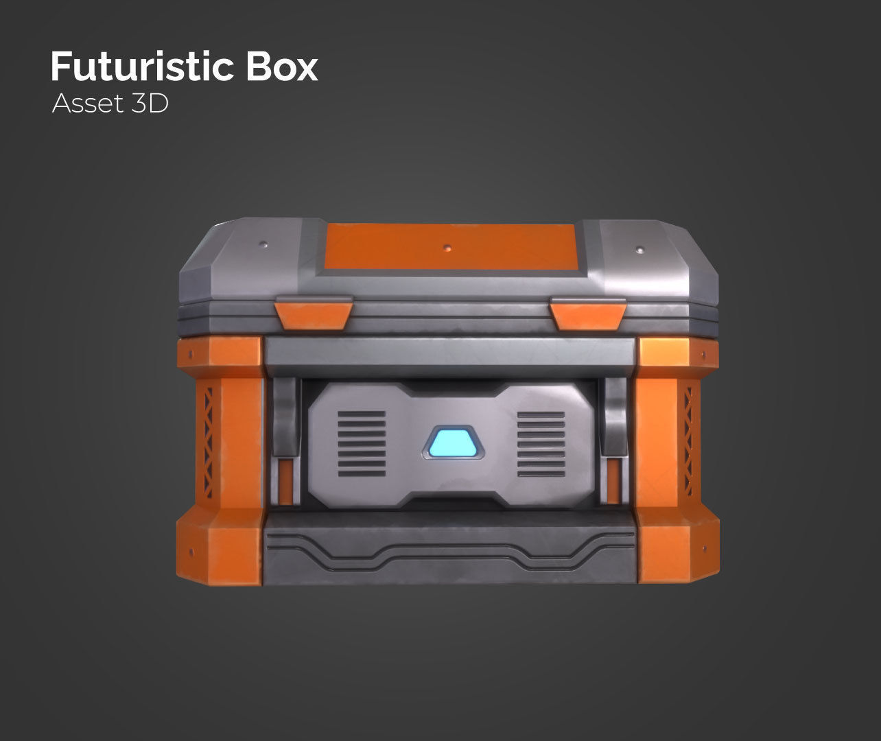 Futuristic Box free VR / AR / low-poly 3D model | CGTrader