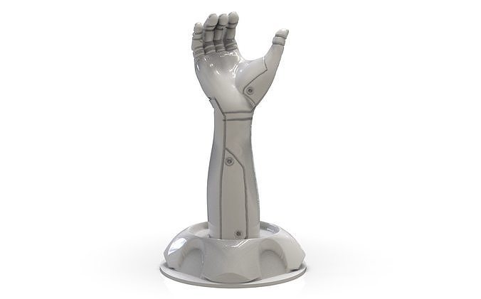 Cyberhand Game Controller Holder 3D model 3D printable | CGTrader