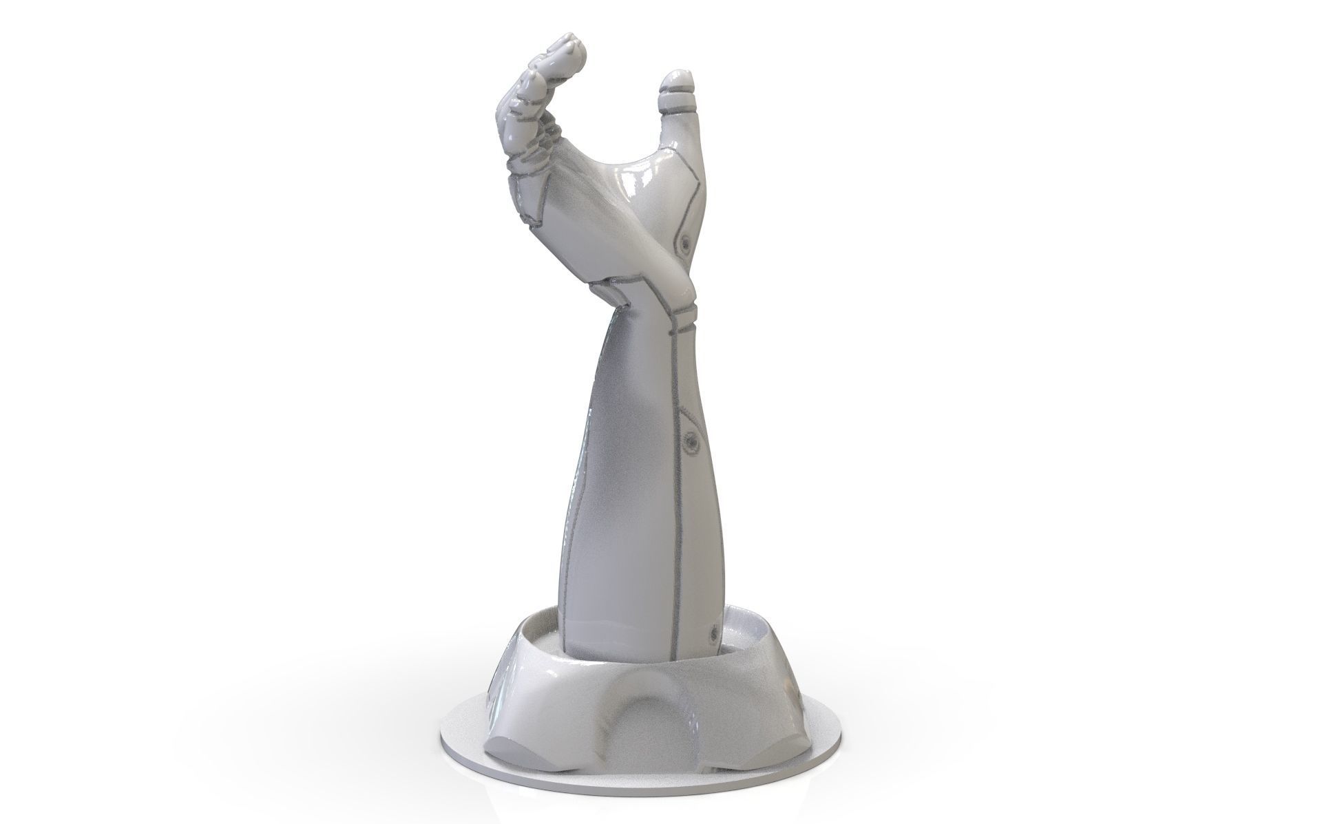 Cyberhand Game Controller Holder 3D model 3D printable | CGTrader