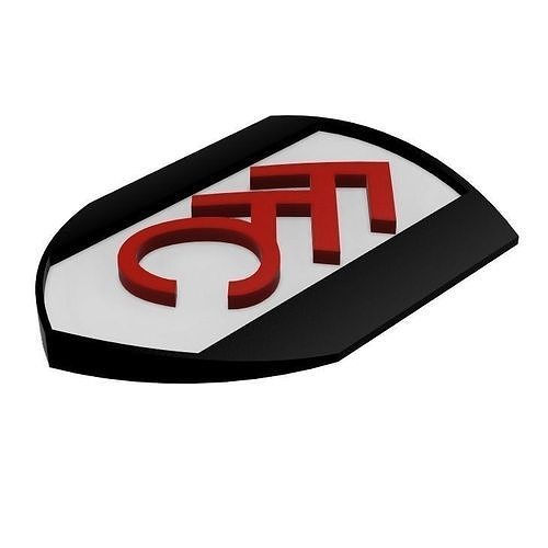 Fulham FC Wall Sign 3D model 3D printable | CGTrader