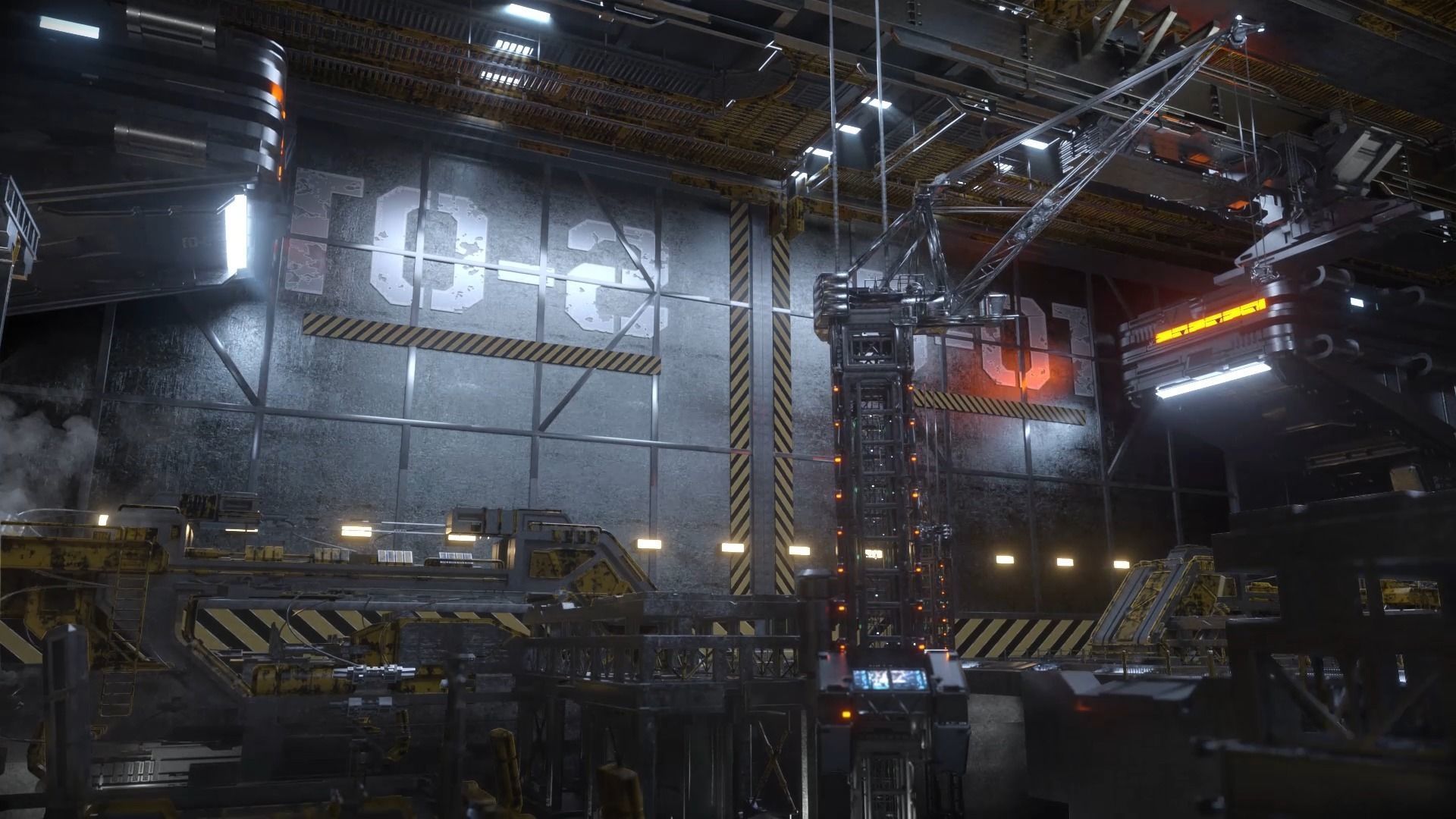 technology factory 3D model | CGTrader