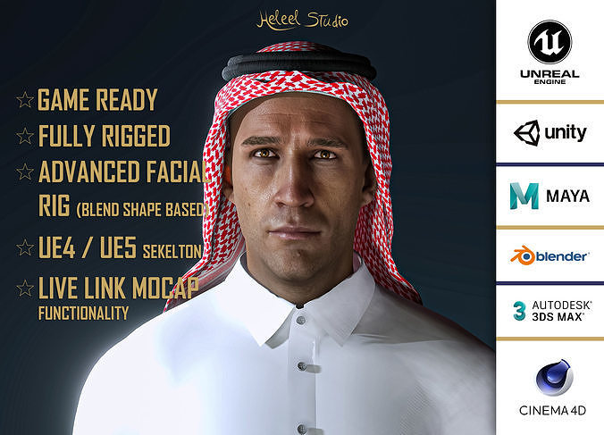 3D model High Quality Realistic Arab Man VR / AR / low-poly | CGTrader 3D model High Quality Realistic Arab Man VR / AR / low-poly | CGTrader