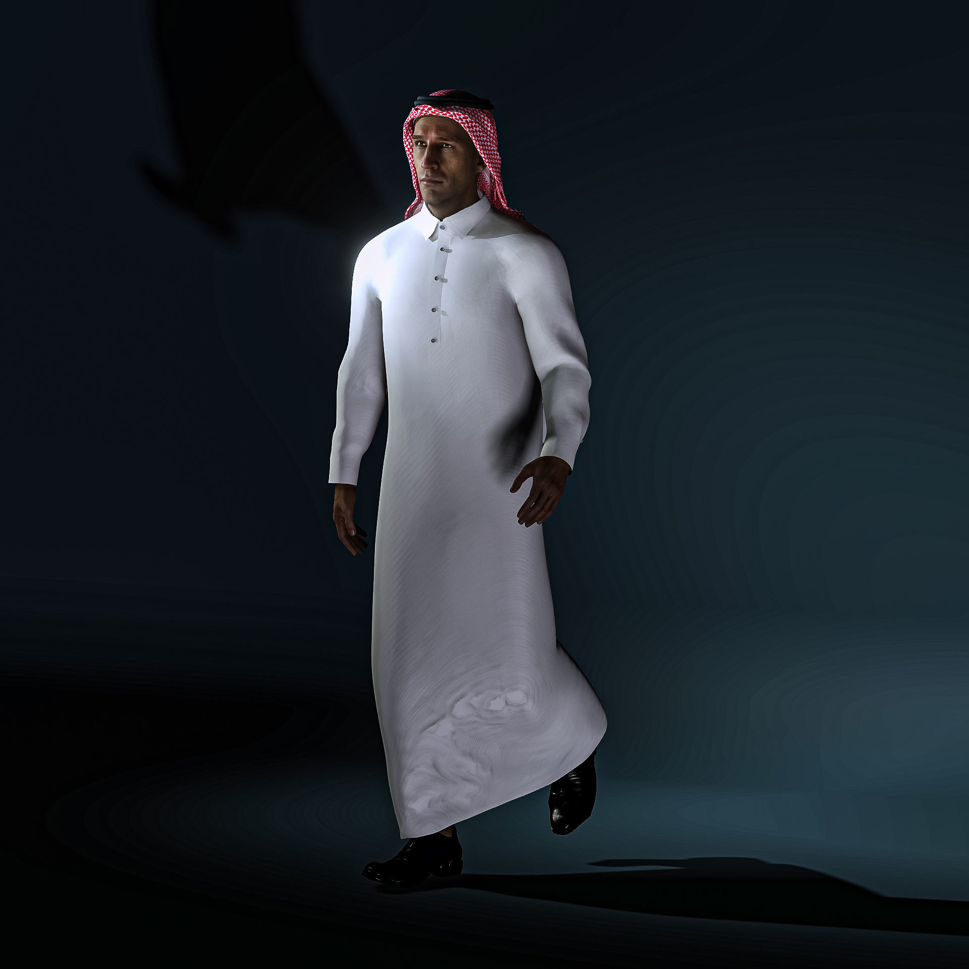 3D model High Quality Realistic Arab Man VR / AR / low-poly | CGTrader