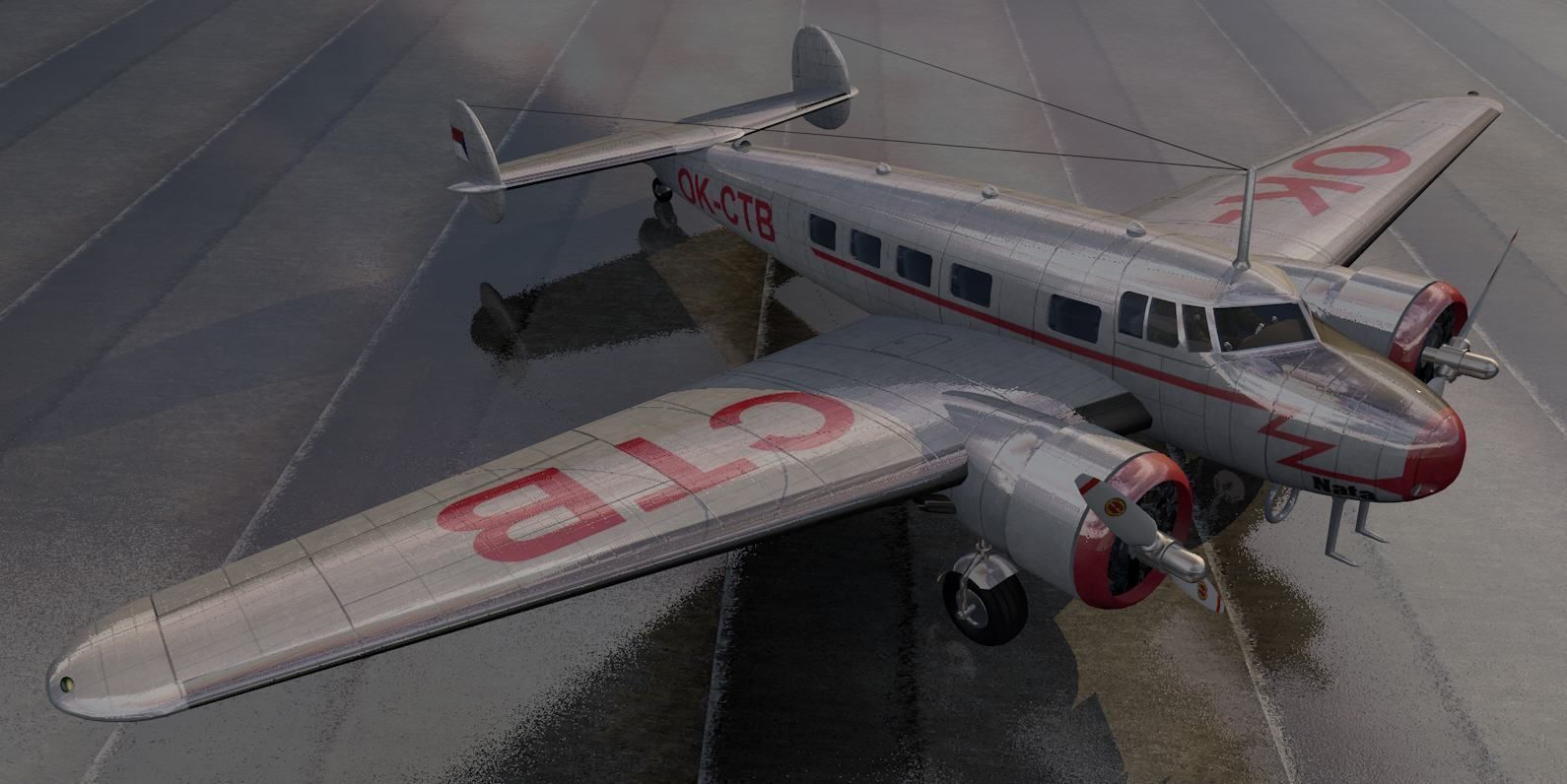 Lockheed L-10 Electra 3D model | CGTrader