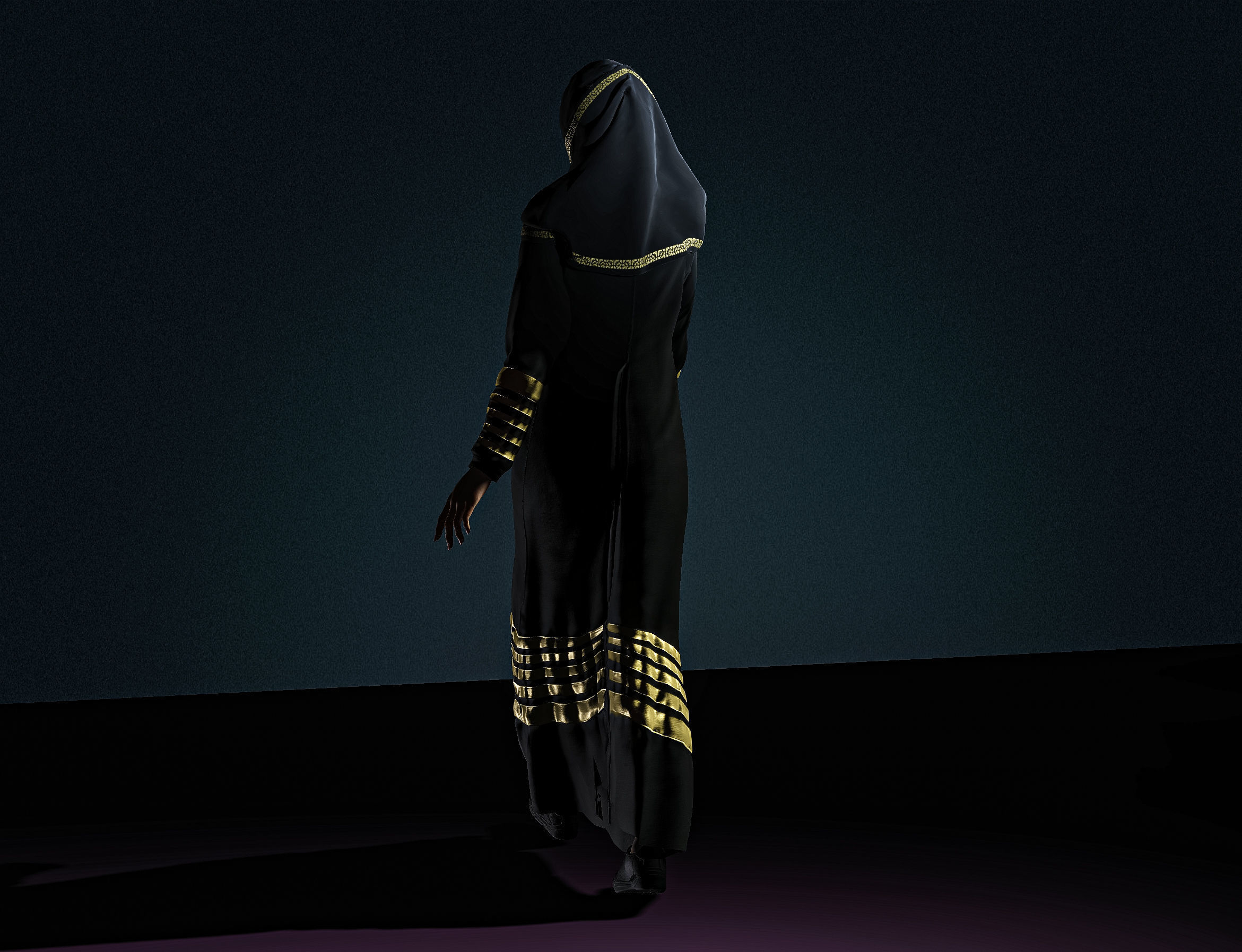 3D model High Quality Realistic Arab Woman VR / AR / low-poly | CGTrader