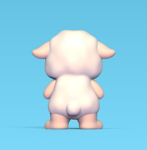 Standing Sheep 3D model 3D printable | CGTrader