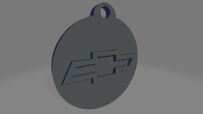 Chevrolet Keychain 3D model 3D printable | CGTrader