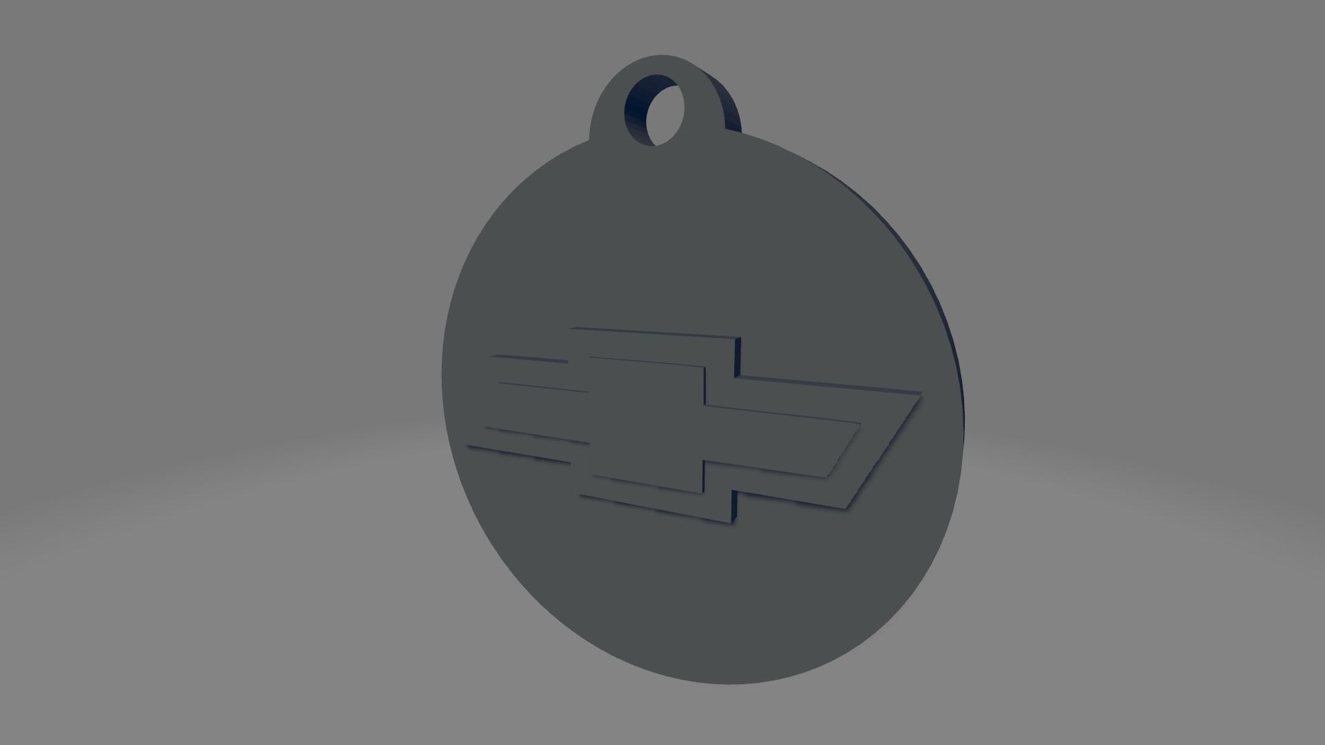 Chevrolet Keychain 3D model 3D printable | CGTrader